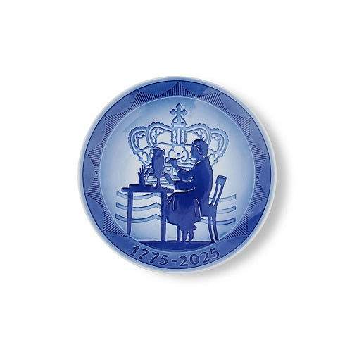 2025 Blue Collectibles Anniversary Plate 1775-2025 by Royal Copenhagen ...