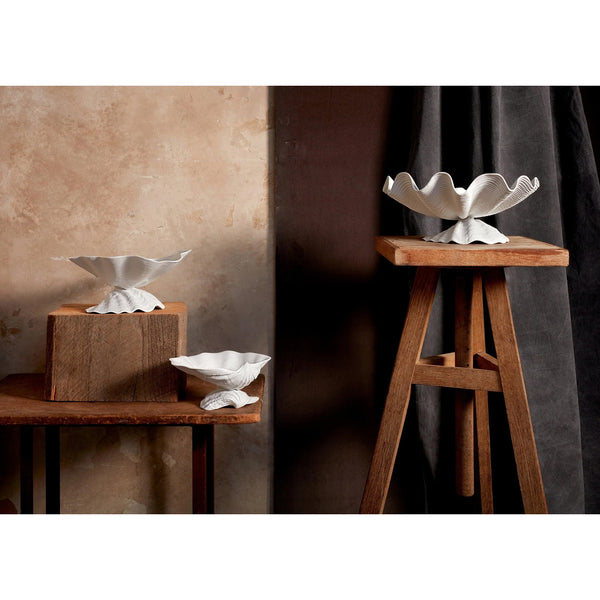 L'Objet Neptune Large Porcelain Shell Bowl, 13.25" - Amusespot - Unique ...