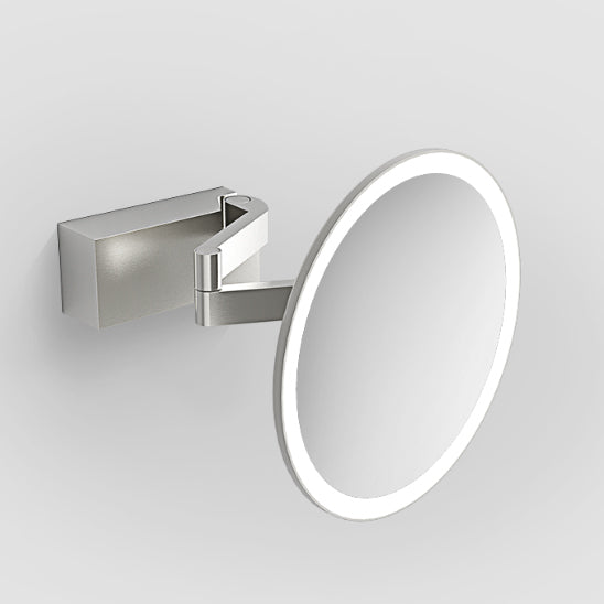 Decor Walther Vision R Round Wall-Mounted Hardwired LED 5x Mirror ...