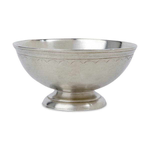 Match Italian Pewter Small Footed Fruit or Serving Bowl, 3" x 5.5 ...