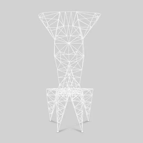 Tom Dixon White Pylon Chair - Amusespot - Unique products by Tom Dixon ...
