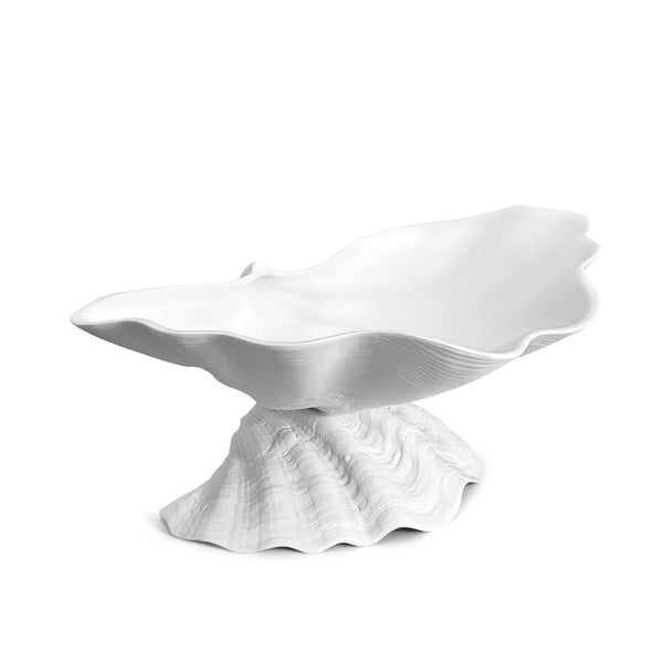 L'Objet Neptune Large Porcelain Shell Bowl, 13.25" - Amusespot - Unique ...