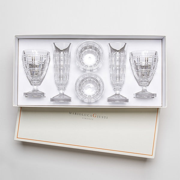 Winston Gift Box Set of 6 Glasses by Mario Luca Giusti - Amusespot ...