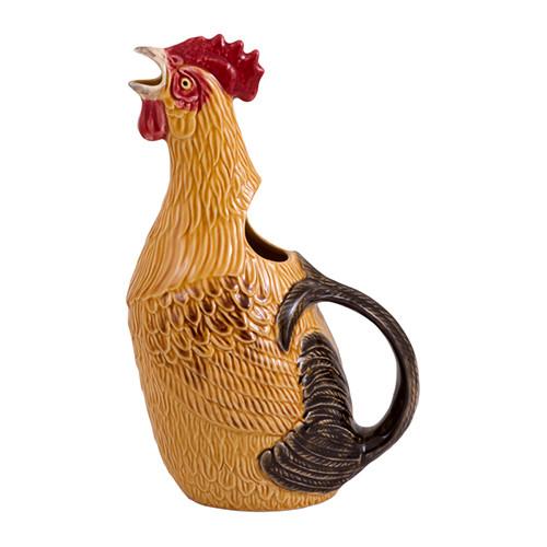 Rooster Pitcher, 45 oz. by Bordallo Pinheiro - Amusespot - Unique ...