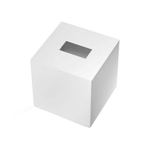 Cube KB83 Square Tissue Box by Decor Walther - Chrome Amusespot ...