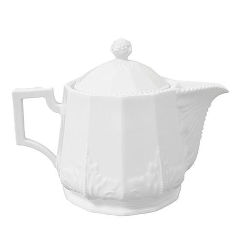 Pearl White Tea Pot, 42.3 oz. by Nymphenburg Porcelain - Amusespot ...