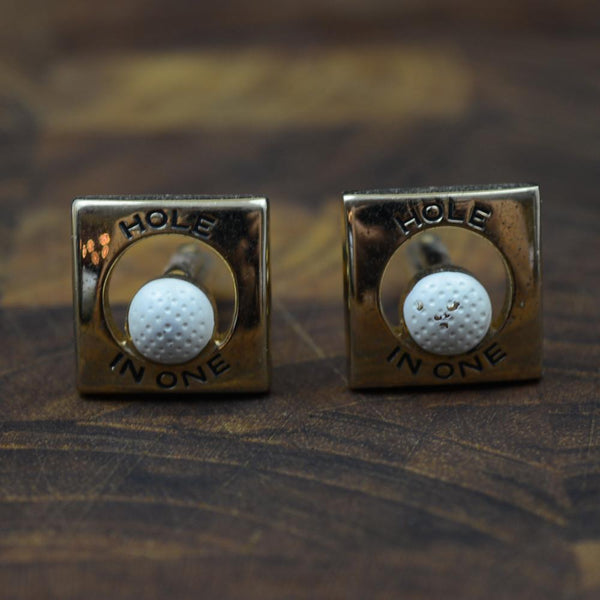 Vintage Swank Hole in One Cufflinks - Amusespot - Unique products by ...