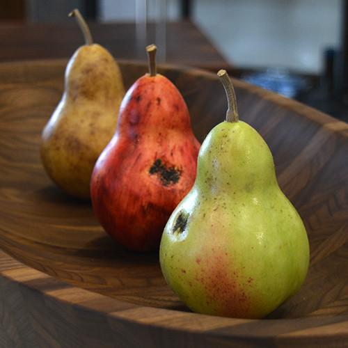 Large Pear Italian Carrara Marble Stone Fruit#N# #N# #N# – Amusespot