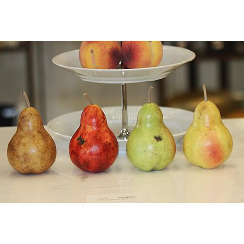 Large Pear Italian Carrara Marble Stone Fruit - Amusespot - Unique ...