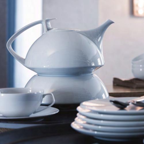 TAC 02 White Combi Tea or Coffee Cup, 10 oz by Walter Gropius for Rose ...