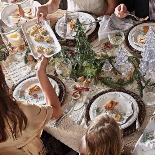 Berry and Thread Green Glass Stackable Tree 10.5" by Juliska ...