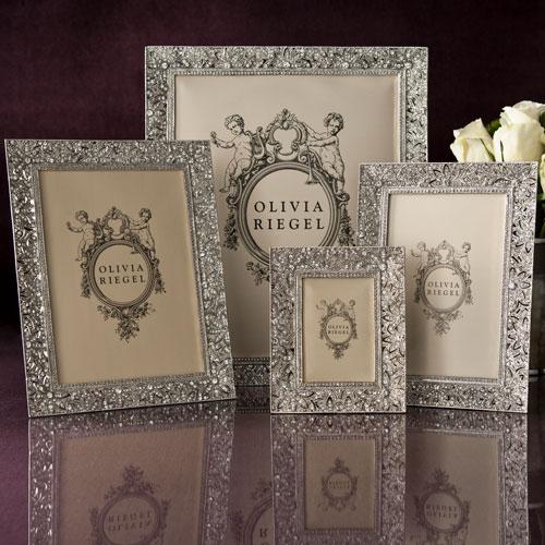 Windsor Photo Frame, Silver on Easel by Olivia Riegel for 4" x 4 ...
