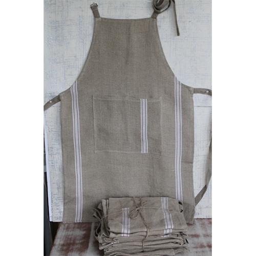 French Linen Chef's Apron by Thieffry Freres & Cie - Amusespot - Unique ...