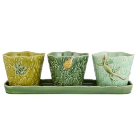 Garden of Insects Terrestrial Creatures Planters Set by Bordallo Pinhe ...