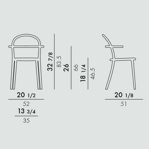 Generic C Chair, set of 2 by Philippe Starck for Kartell - Amusespot ...