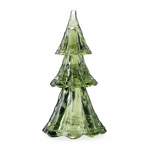 Berry and Thread Green Glass Stackable Tree 10.5" by Juliska ...