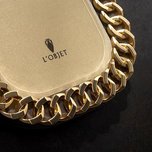 Cuban Link Photo Frame by L'Objet - Small / Gold Amusespot - Unique ...