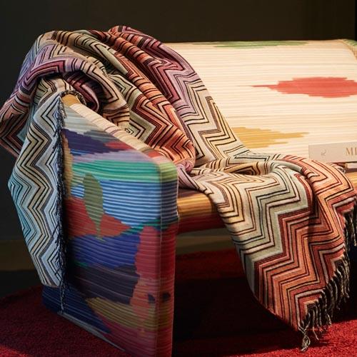 Perseo 51" x 75" Wool/Cashmere Blend Throw by Missoni Home - Amusespot ...