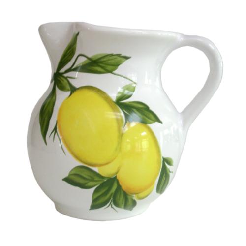 Italian Lemon Ceramic Pitcher, 32 oz. by Abbiamo Tutto - Amusespot ...
